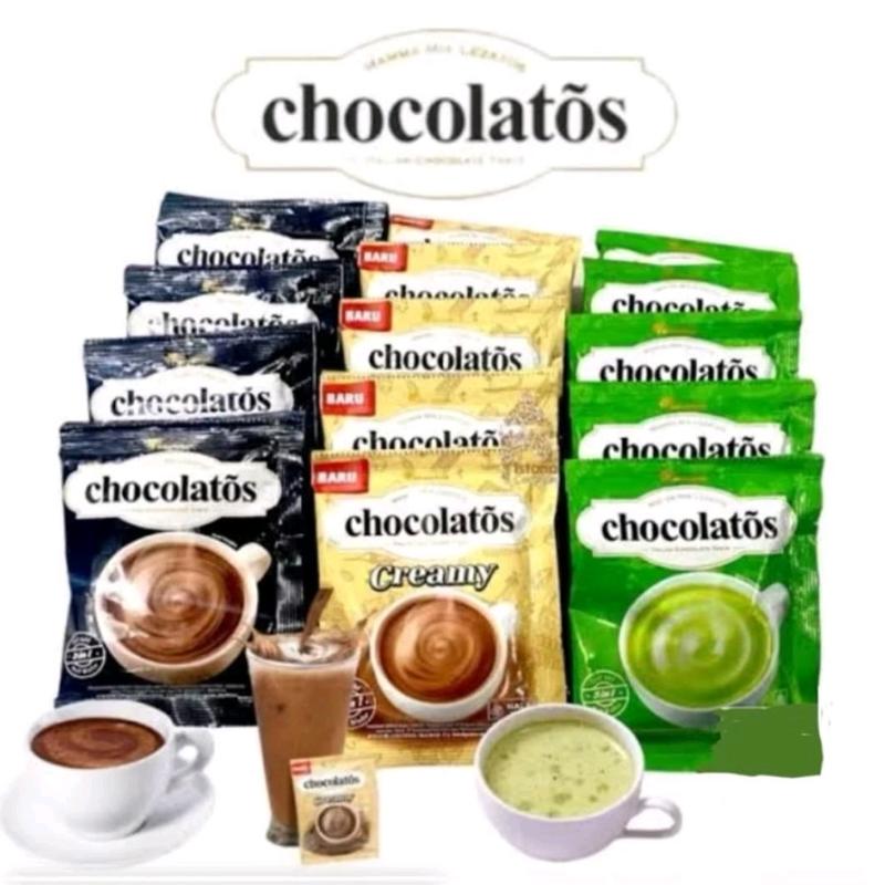 Chocolatos Drink Chocolate, Matcha, Creamy Flavour 1 Renceng - Shop ...