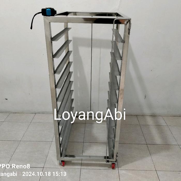 Jual Trolley Untuk Loyang / rak loyang / Trolley baking tray ...