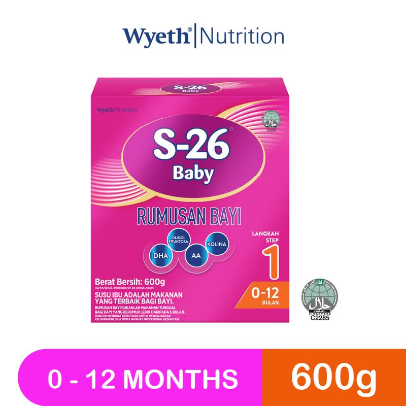 S-26 Baby Step 1 600G / S-26 Baby Rumusan Bayi Langkah 1 - TikTok Shop ...