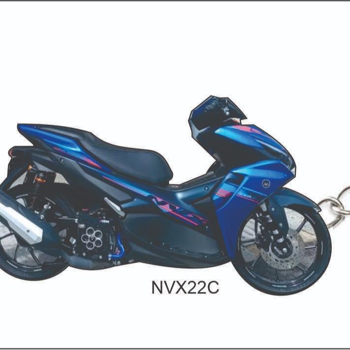 nvx blue cusrom 2d keychain nvx22c - TikTok Shop Malaysia