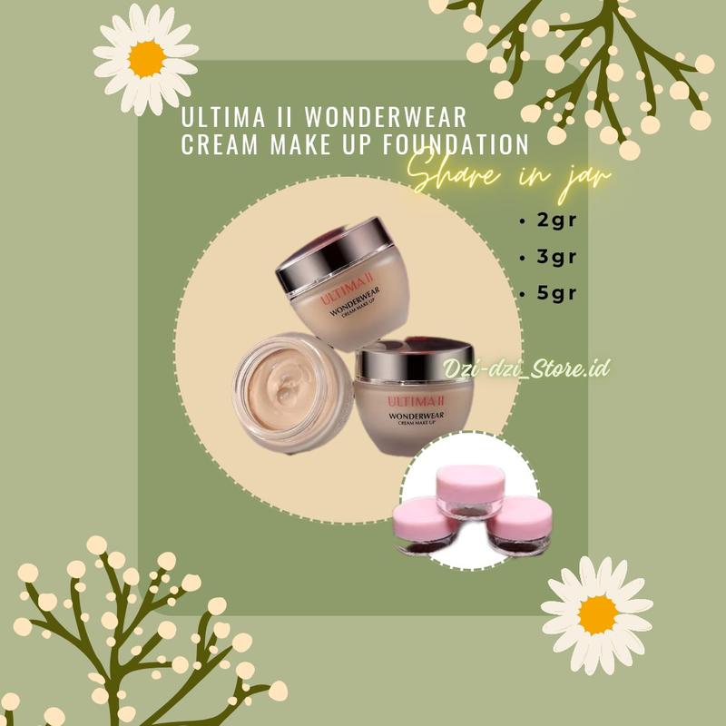 SHARE IN JAR Ultima II Wonderwear Cream Make Up Foundation 2gr - Shop ...