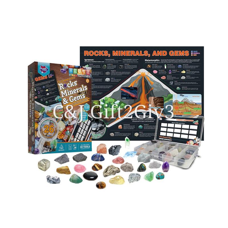 Rocks Minerals & Gems steam experiment kit - Shop | Tokopedia