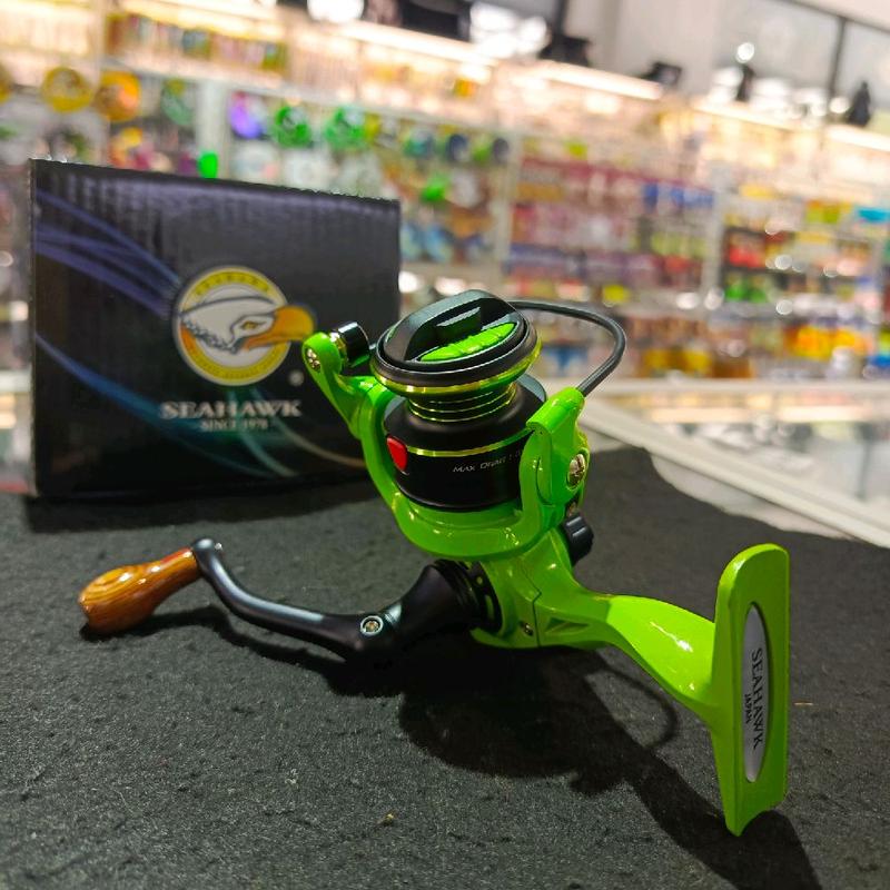 Reel spinning Seahawk(IONIC) size 500 - Apple Green colour - TikTok ...