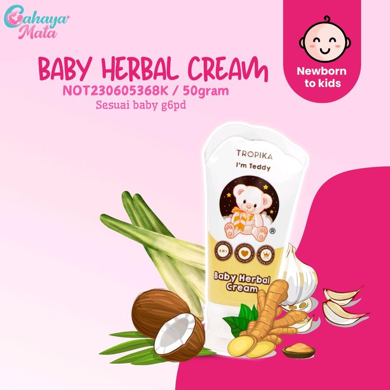 Baby Herbal Cream Tropika @ Krim Batuk Selsema Newborn Bayi - TikTok ...
