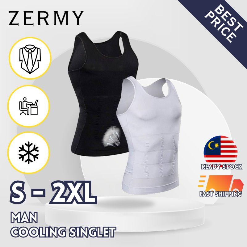Ves Lelaki Korset Baju Saiz Besar Bengkung Tiada Lengan Sejuk Selesa ...