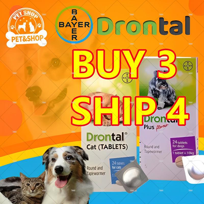 Drontal Plus 1 Tablet Tasty Dewormer Tablets for Dogs and Cats - TikTok ...