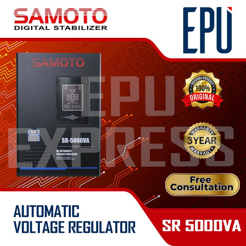 AVR Stabilizer Samoto 5KVA Stabiliser 5000VA Stavol Listrik SMT - Shop | Tokopedia
