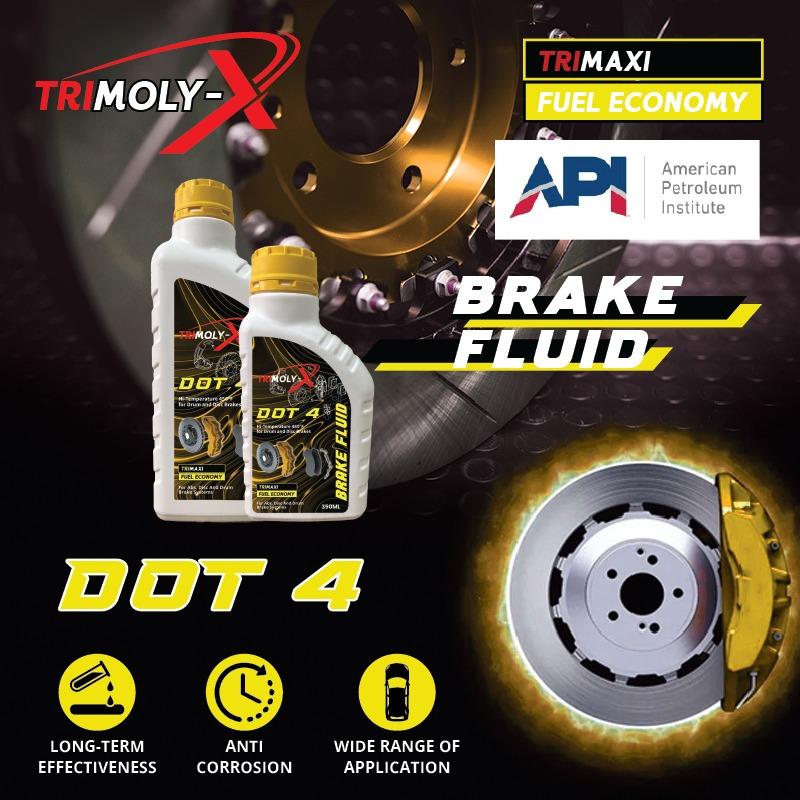 TRIMOLY-X TRIMOLYX DOT 4 350ML 750ML BRAKE FLUID CLUCTH FLUI - TikTok ...