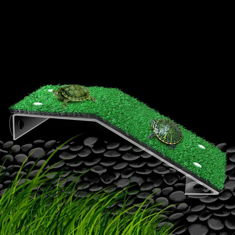 Simulated Climbing Lawn Landscaping Aquarium Accessories Turtle ...