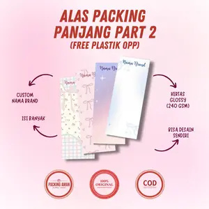 ALAS PACKING FLOWER PATTERN (NO CUSTOM) | FREE PLASTIK OPP | KERTAS ...