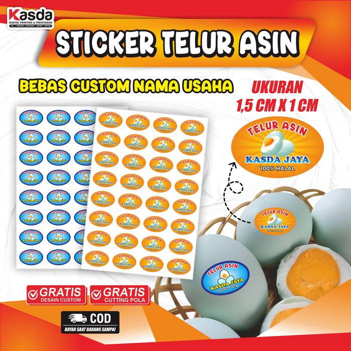 Promo STIKER LABEL TELUR ASIN CUSTOM - Kab. Ngawi - KASDA PRINTING ...