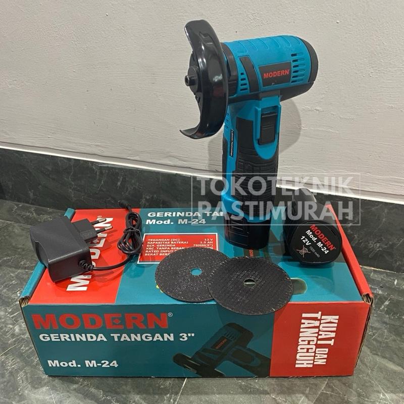 Grenda Gerinda Baterai 12v Cordless Mini 3in 3” Gurinda Grinda - Shop ...