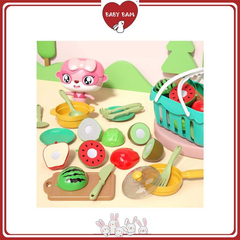 Baby Bam Simulation Fruits Vegetables Toys Set - T27 - TikTok Shop Malaysia