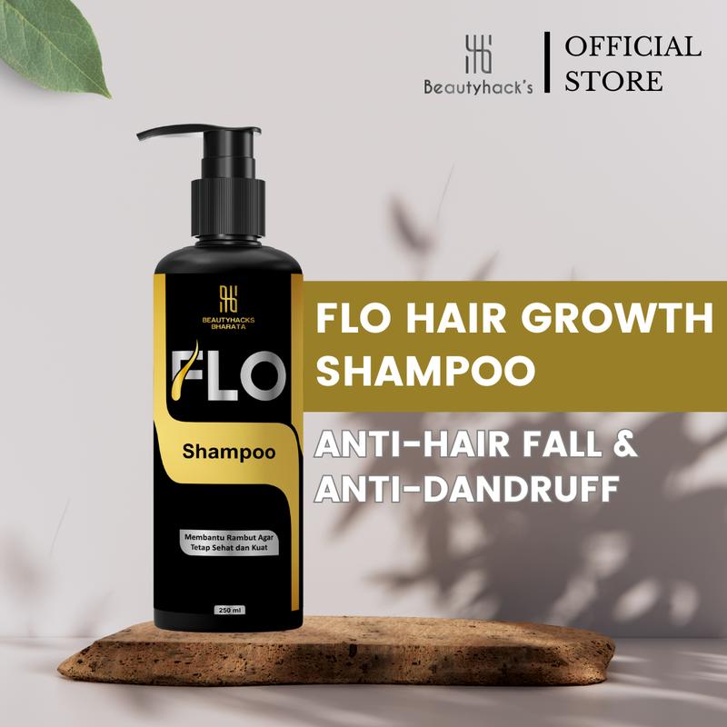 FLO HAIR GROWTH SHAMPOO - ANTI RAMBUT RONTOK ANTI KETOMBE PERAWATAN ...