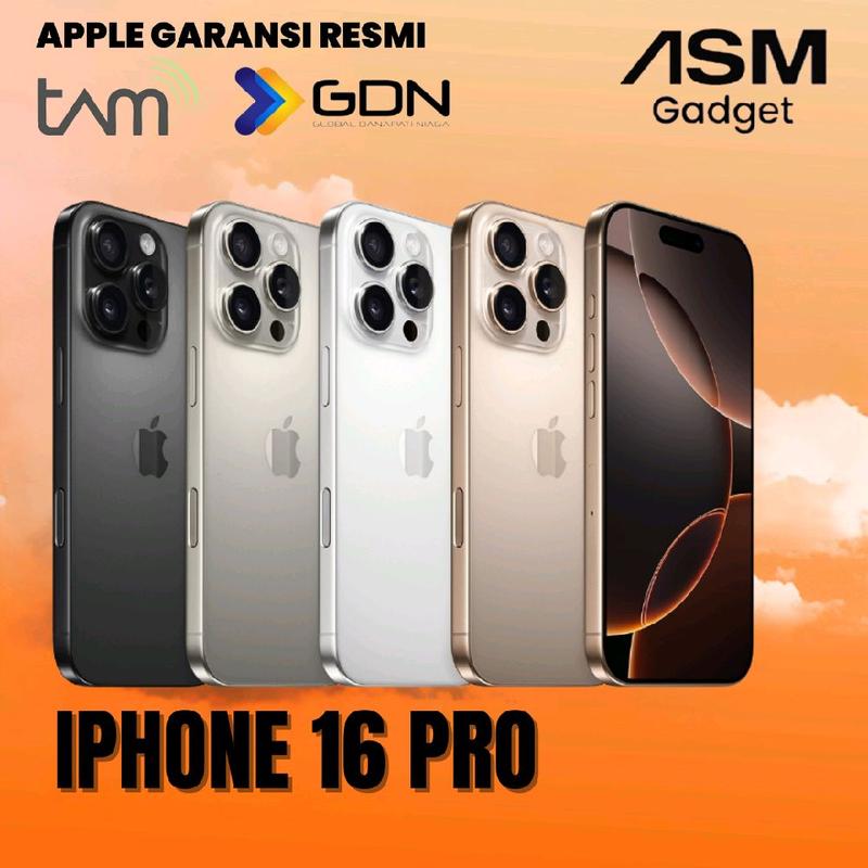 (ASM x Muchazir) Apple iPhone 16 Pro 128GB 256GB 512GB New Garansi ...