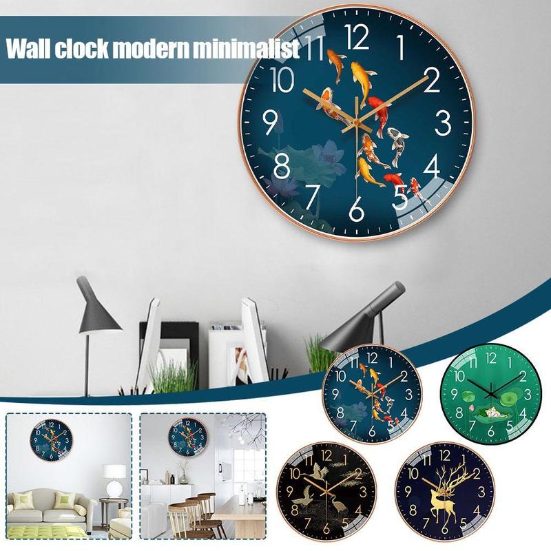 Jam dinding moden dan minimalis, hiasan rumah kreatif, ruang - TikTok ...