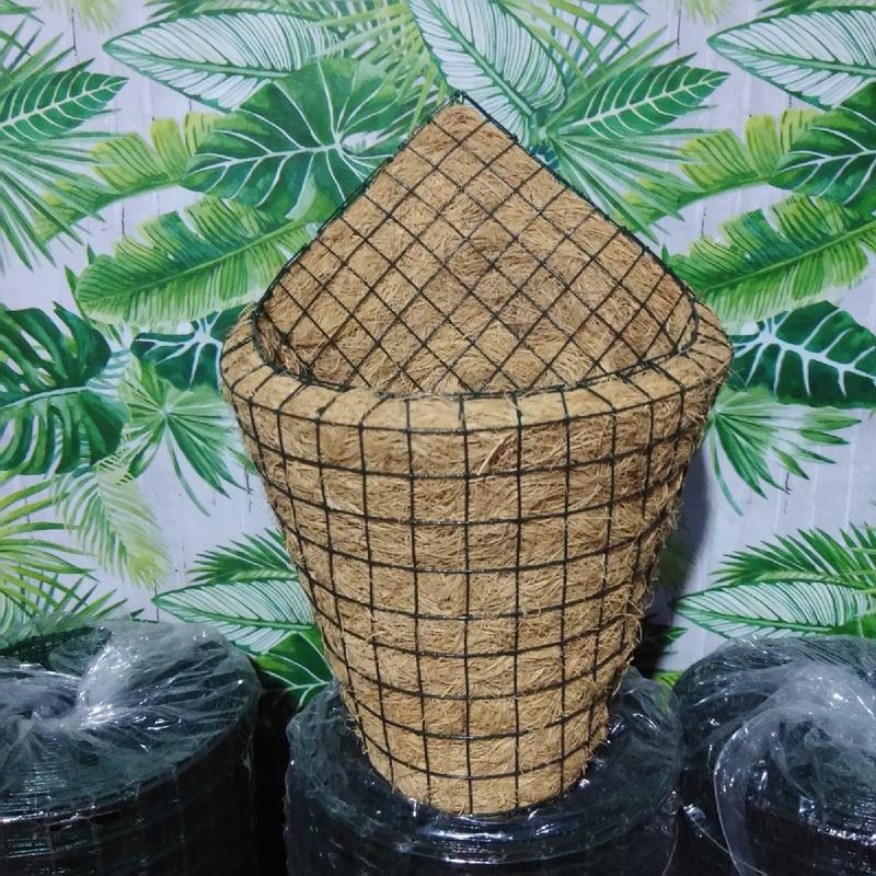 Pot bunga anggrek tempel dinding serabut kelapa krucut - Shop | Tokopedia