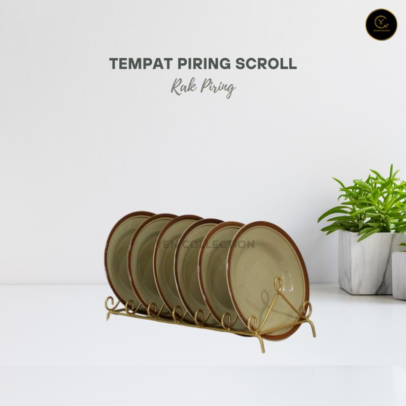 TEMPAT PIRING SCROLL - RAK PIRING - RAK BESI SERBAGUNA - Shop | Tokopedia