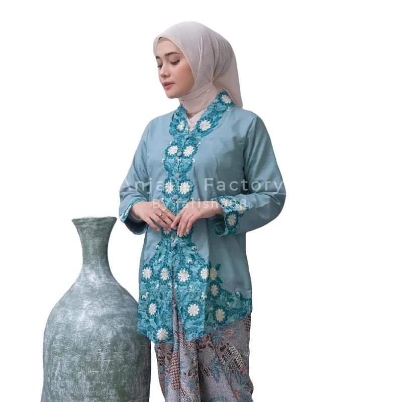 kebaya encim modern two tone Katun premium Baju Wanita Mewah - Shop ...