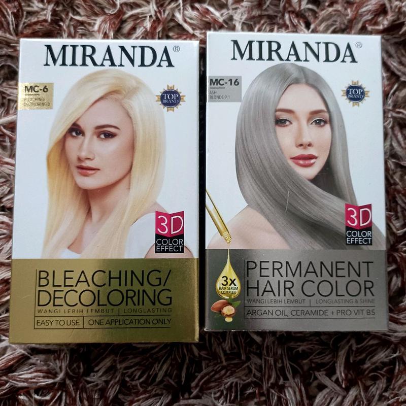 pewarna rambut Paker Miranda Bleaching mc 6 + Ash blonde m - Shop ...