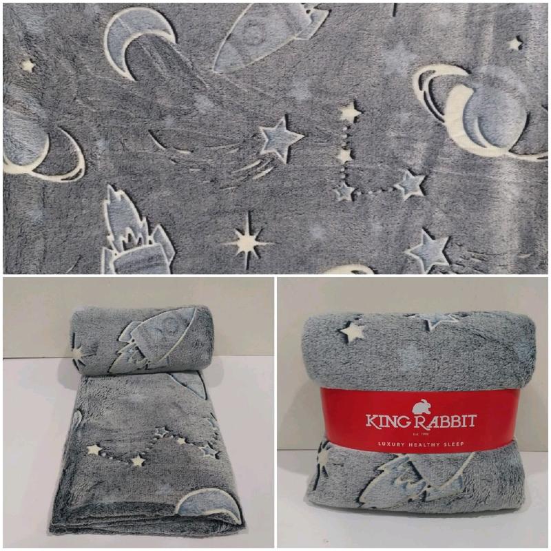 King Rabbit Thermal Blanket Selimut Fleece 150x200 Cm | Termurah - Shop ...