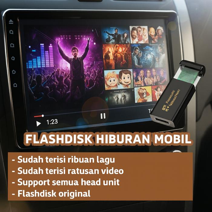 Jual FLASHDISK HIBURAN MOBIL RATUSAN VIDEO DAN RIBUAN LAGU KUALITAS ...
