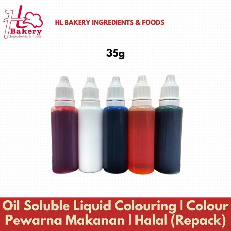 Oil Soluble Liquid Colouring | Color Pewarna Makanan | Halal (Repack ...