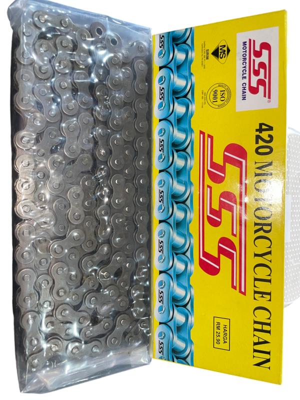 420 SSS Motorcycle Chain Rantai Motor (420 - 98 / 100 / 132 ) - TikTok ...