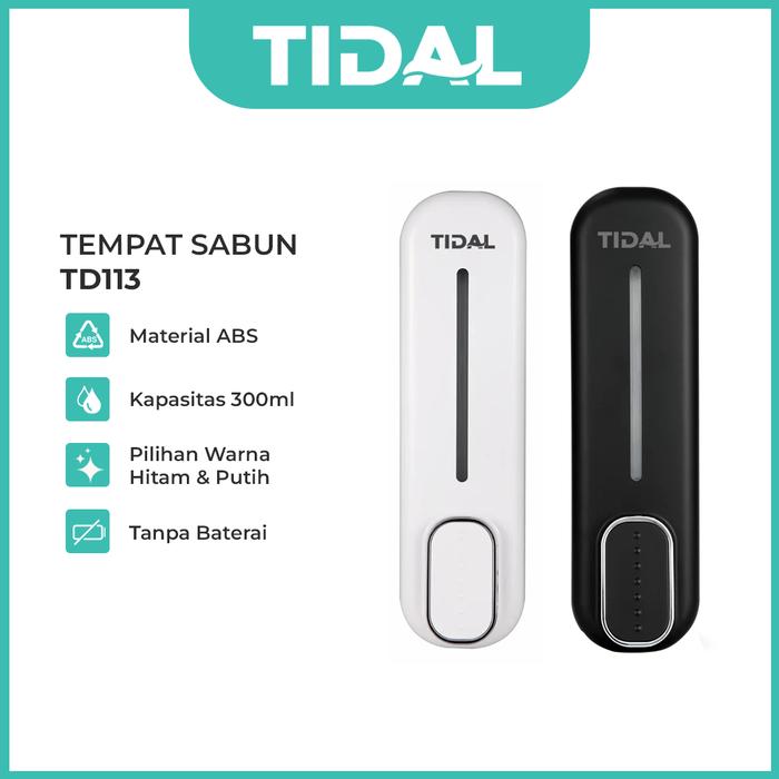 Jual Tempat Sabun Cair TD113 Liquid Soap Dispenser Black White ...