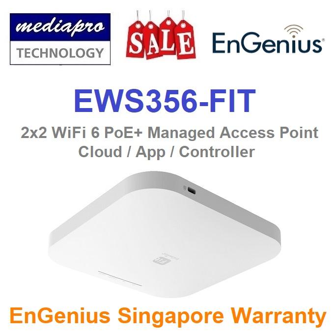 EWS356-FIT FIT Series 802.11ax WiFi 6 2x2 Managed Wireless Indoor PoE ...