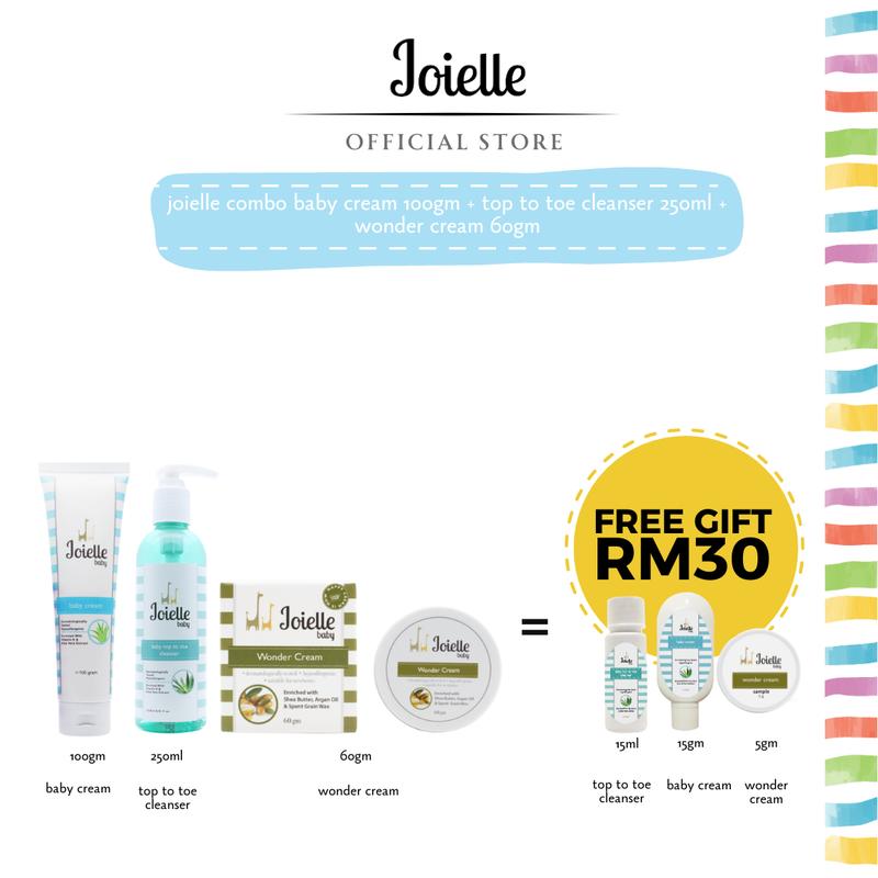 Joielle Combo Top To Toe Cleanser (TTT) + Baby Cream (BC) + Wonder ...