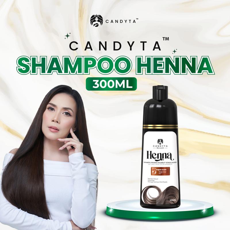 [HENNA SHAMPOO ANTI UBAAN] CANDYTA HQ HENNA HAIR SHAMPOO FOR - TikTok ...