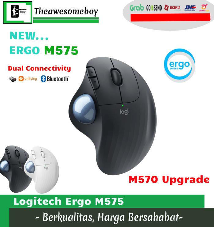 Promo Logitech M575s M575 Ergo 2.4G Wireless Bluetooth Gaming Mouse ...