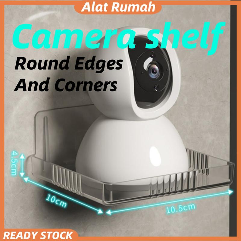 READY STOCK Acrylic Home Monitoring Camera Rack Self Suppor Free-punch ...