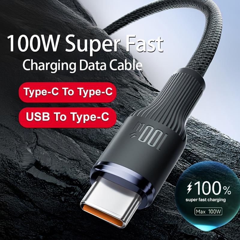 100W fast charging cable fast charging Type-C data cable 6A dual ...