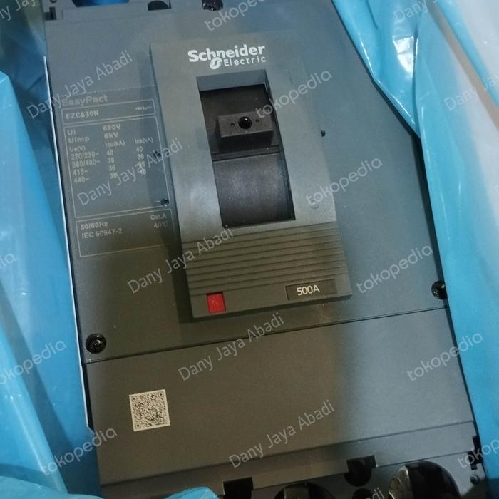 Jual mccb 500a 3p 3phase schneider ezc630n3500n ezc630n ezc630 Best ...