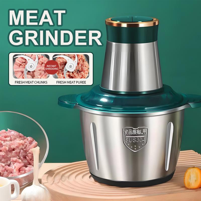 SUS304 Mesin Pengisar Daging Elektrik 2000ml 500W Pengisar Sayur ...