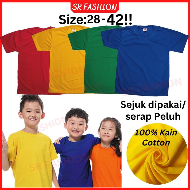 Baju Sukan Warna Sekolah/ T Shirt Sukan Warna Sekolah/ T shirt - TikTok Shop Malaysia