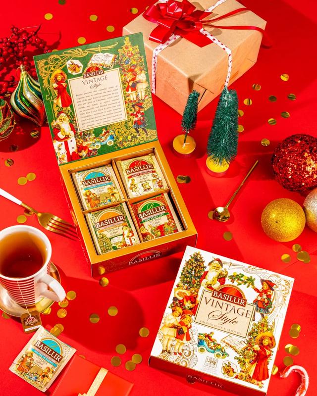 Basilur Vintage Style Assorted Gift Box (40 Assorted Sachets ...