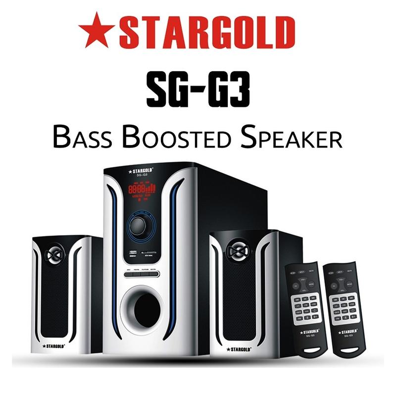 Stargold SG-G3 2.1 Wireless Bluetooth Speaker High-Quality Audio ...
