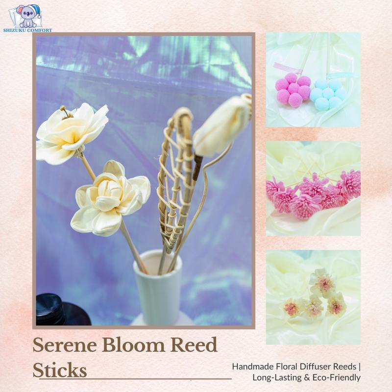 Serene Bloom Diffuser Sticks – Handmade Floral Rattan Reeds|Long-Lasting - TikTok Shop Singapore
