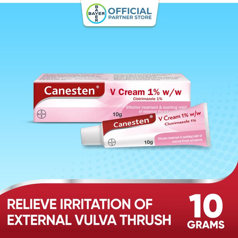 Canesten V Cream 1% For External Thrush Treatment (10g) - Women`s ...