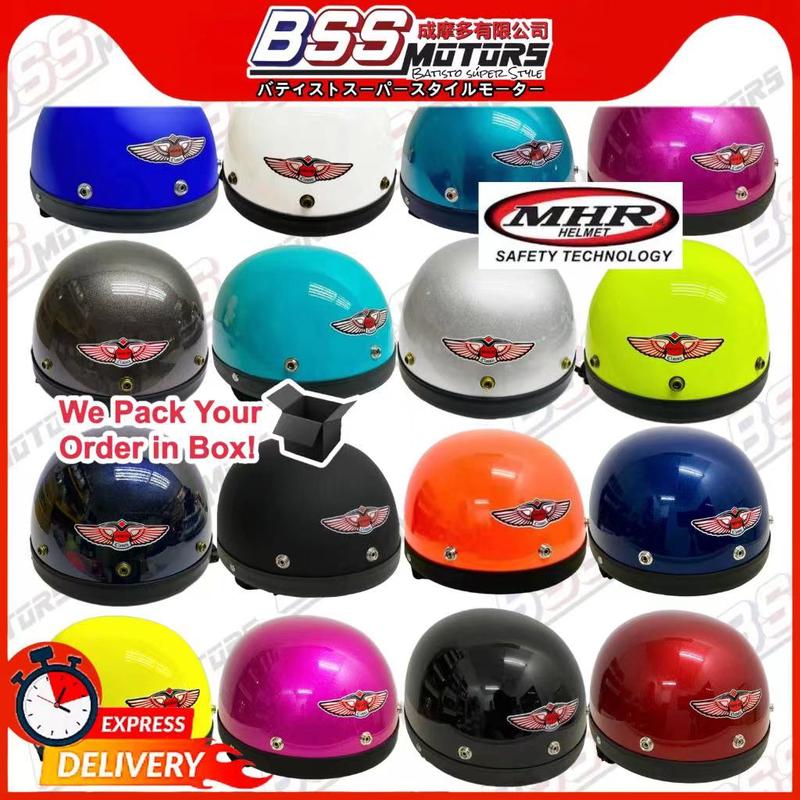 ORIGINAL MHR III Steng Kura Half Cut Helmet Separuh 1/2 Packing ...