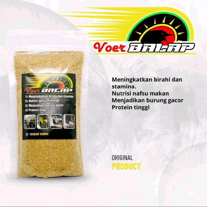 VOER BALAP PAKAN MAKANAN BURUNG KECIL PRENJAK PLECI SOGON CIBLEK - Shop ...