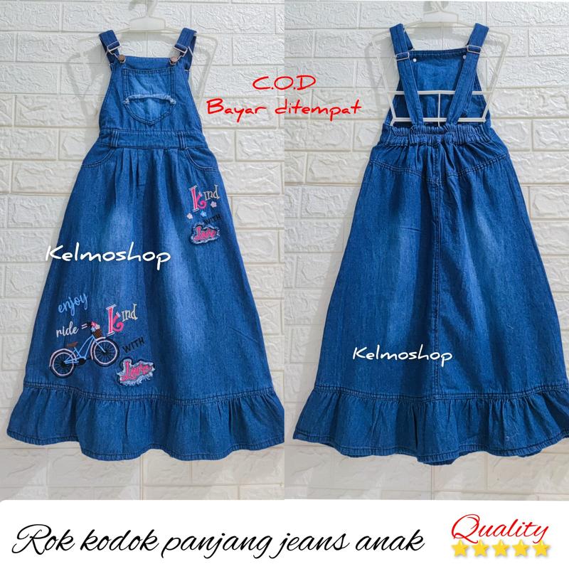 rkpj/wearpack/overall/jumsuit/rok kodok panjang jeans anak perempuan ...