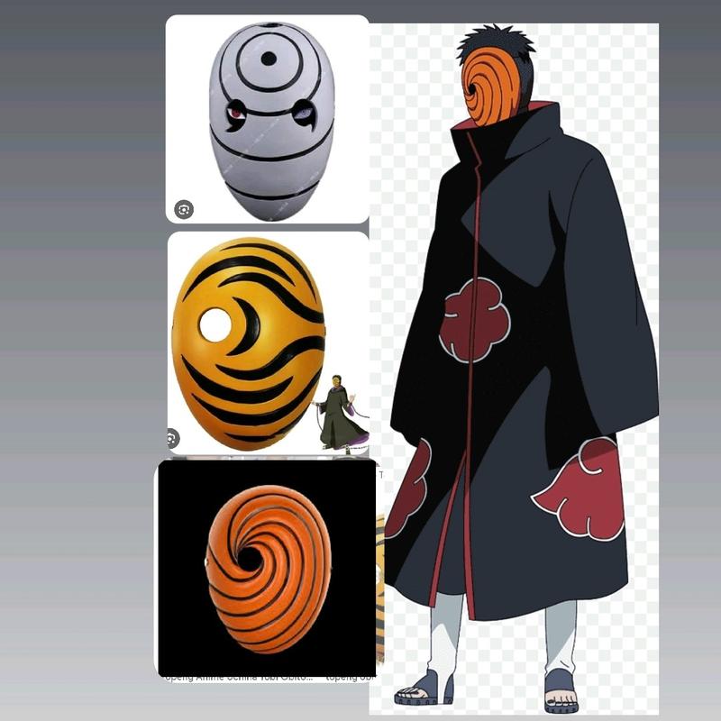 Topeng/mask Obito Uchiha, anime naruto, cosplay naruto - Shop | Tokopedia