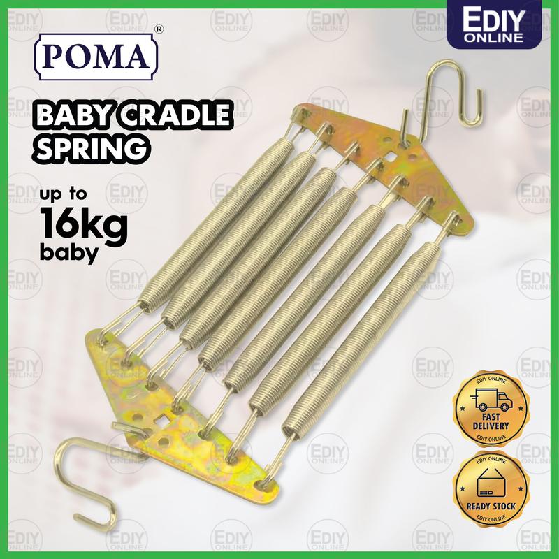 【Heavy Duty】ORIGINAL Baby Cradle [ POMA Spring ] Buaian for Polo ...
