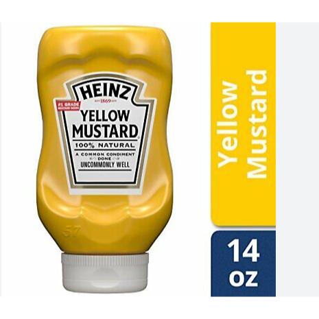 HEINZ Yellow Mustard / Sos Mustard (Squeezer) 14oz - TikTok Shop Malaysia