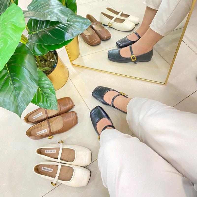 A-10 FLAT SHOES - SEPATU CASUAL WANITA OOTD Kerja - Shop | Tokopedia