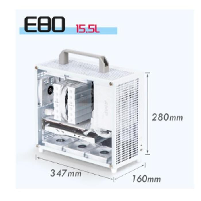 Jual VBR E80 Compact BLACK MATX ITX USB Type C Ready Gaming PC Case ...